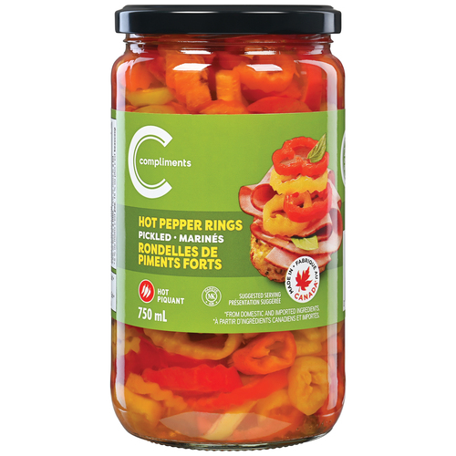 Buy Compliments Pickled Hot Pepper Rings 750 ml | Safeway Canada
