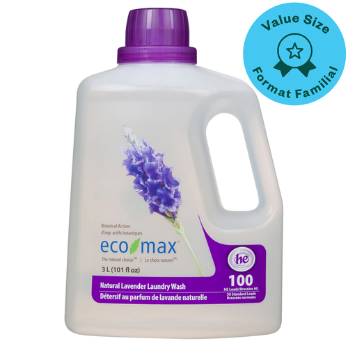 Buy Eco Max Laundry Detergent Natural Lavender Value Size 3 L | Sobeys Inc.