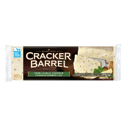 Buy Cracker Barrel Cheddar Cheese Herb & Garlic 400 g | Safeway Canada
