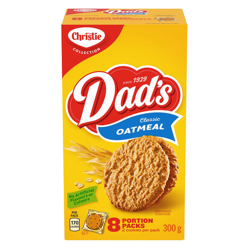 Buy Dads Original Oatmeal Cookies School Snacks 8 Individually Wrapped ...
