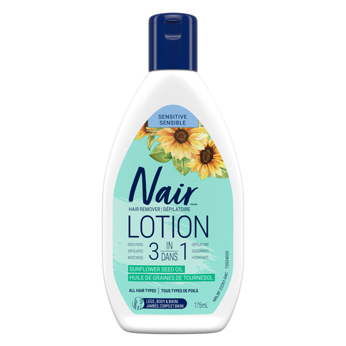 Buy Nair 3-In-1 Hair Removal Lotion for Sensitive Skin With Sunflower ...