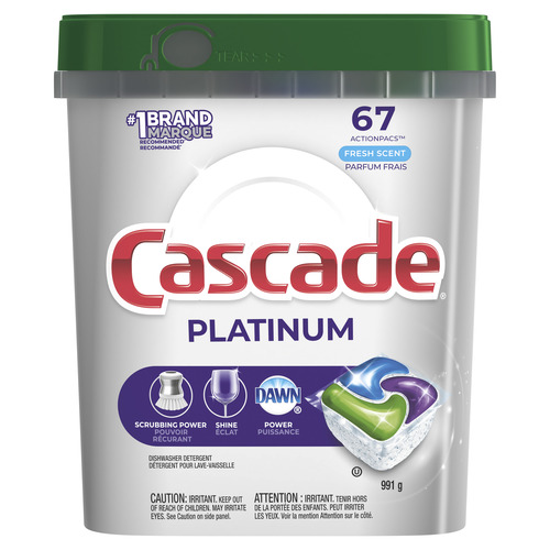 Buy Cascade Platinum Dishwasher Detergent Pouch With Liquid And Powder ...