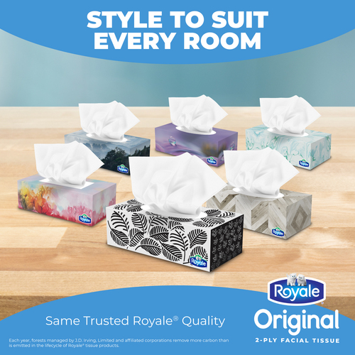 Buy Royale Original Facial Tissue 2 Ply 6 Boxes x 100 Sheets | IGA