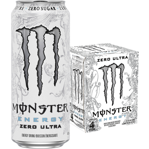 Buy Monster Energy Drink Zero Ultra 4 x 473 ml (cans) | Safeway Canada