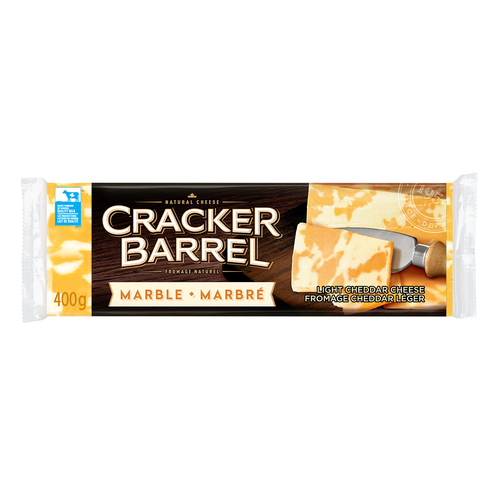 Buy Cracker Barrel Block Cheese Cheddar Marble Light 400 g | Safeway Canada