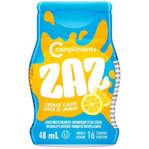 Buy Compliments ZAZ Liquid Water Enhancer Lemonade 48 ml | FreshCo