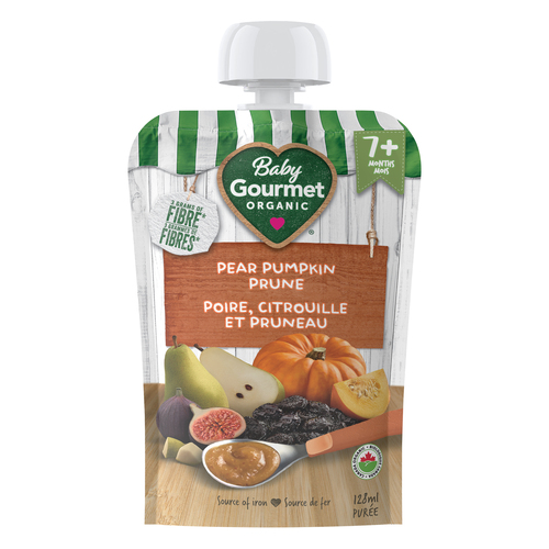 Buy Baby Gourmet Organic Puree Pear Pumpkin Prune 128 ml | Sobeys Inc.
