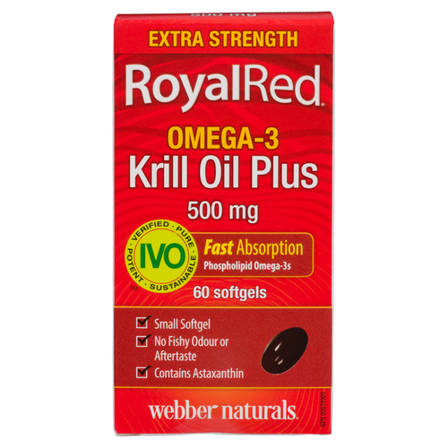 Buy Webber Naturals Strength Krill Oil Royal Red Extra 60 Softgel ...