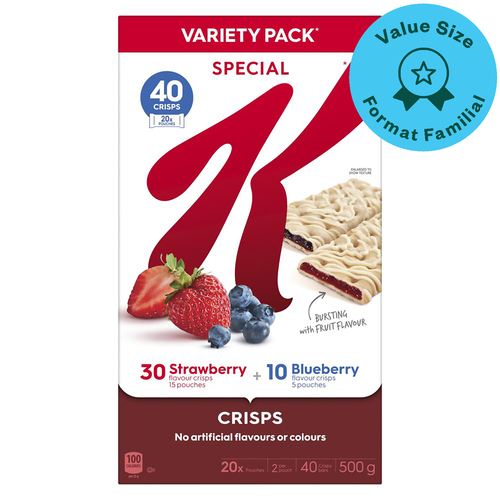 Buy Kellogg's Special K Cereal Bars Strawberry & Blueberry 500 g | FreshCo