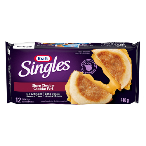 Buy Kraft Process Cheese Product Sharp Cheddar 410 g | Foodland
