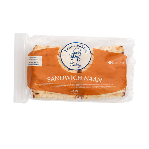 Buy Fancy Pokket Sandwich Naan 360 g | Sobeys Inc.