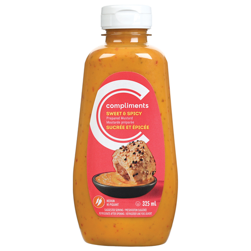 Buy Compliments Prepared Mustard Sweet & Spicy 325 ml | Safeway Canada