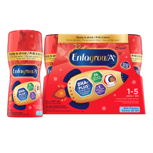 Buy Enfagrow A Plus Ready To Drink Toddler Supplement Milk Flavour 6 x ...