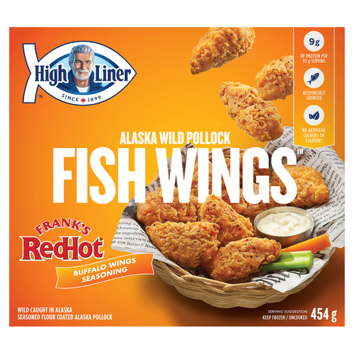 Buy High Liner Frozen Franks Fish Wings Red Hot 454 g | Sobeys Inc.