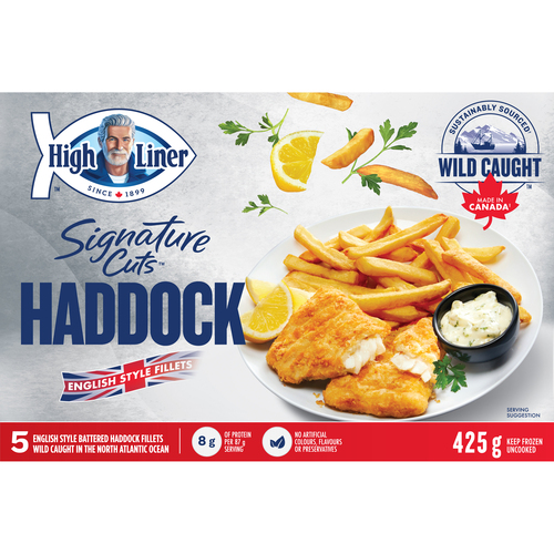 Buy High Liner Frozen Haddock Fillets Signature Cut Uncooked English ...