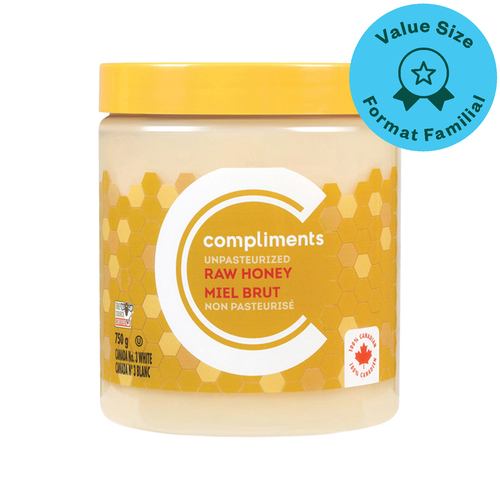 Buy Compliments Raw Honey White Creamed 750 g | Safeway Canada