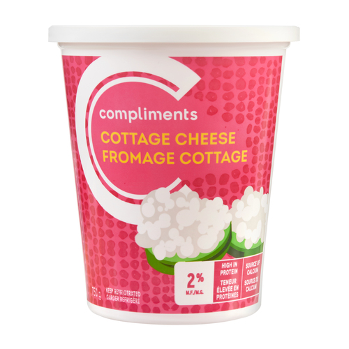 Buy Compliments 2% Cottage Cheese 750 g | Sobeys Inc.