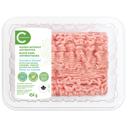Buy Compliments Raised Without Antibiotics Ground Chicken Extra Lean ...