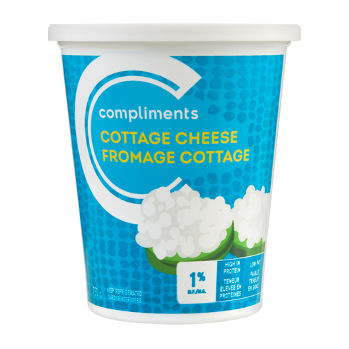 Buy Compliments 1% Cottage Cheese 750 g | Sobeys Inc.