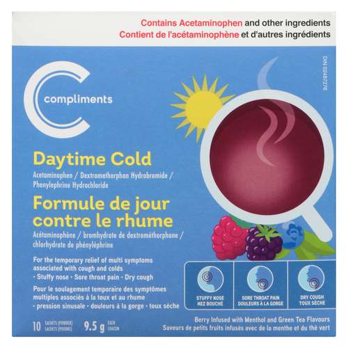 Buy Compliments Daytime Cold Sachets Powder 10 Count | FreshCo