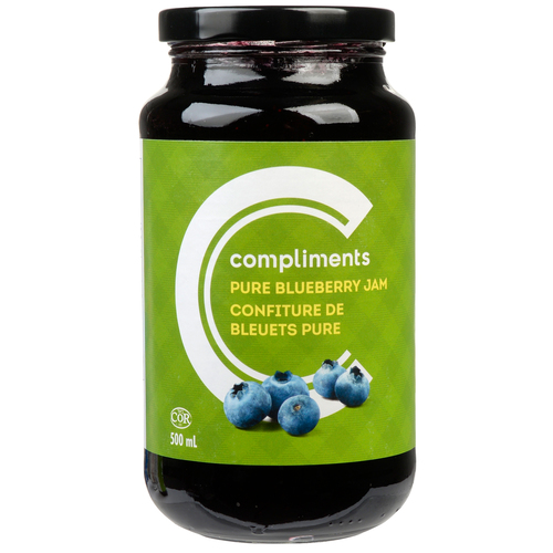 Buy Compliments Jam Pure Blueberry 500 ml | Safeway Canada