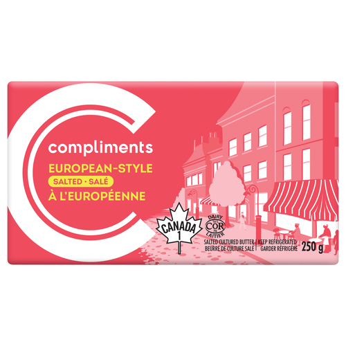 Buy Compliments Cultured Butter Salted 250 g | Safeway Canada