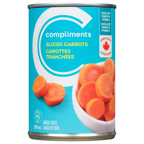 Buy Compliments Canned Carrots Sliced 398 ml | Safeway Canada