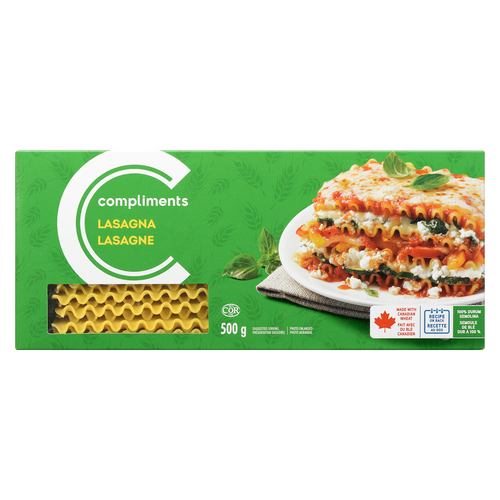 Buy Compliments Lasagna 500 g | FreshCo