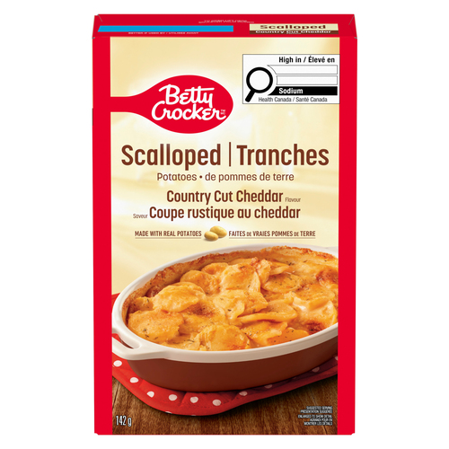 Buy Betty Crocker Scalloped Potatoes Country Cut Cheddar 142 g | Sobeys ...