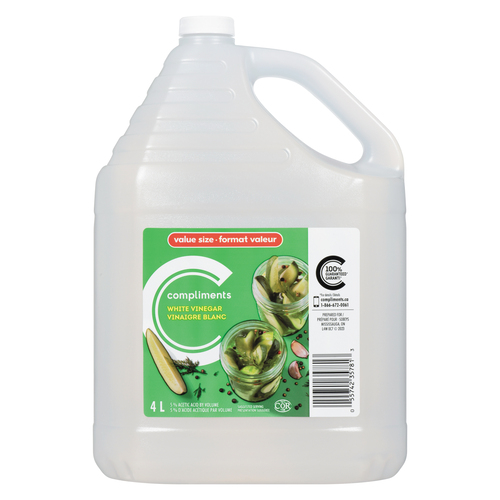Buy Compliments White Vinegar 4 L | Foodland