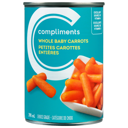 Buy Compliments Canned Whole Baby Carrots 398 ml | Safeway Canada