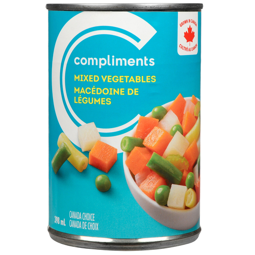 Buy Compliments Canned Mixed Vegetables 398 ml | Sobeys Inc.