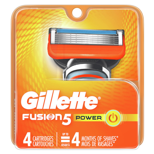 Buy Gillette Fusion5 Power Men's Razor Blade Refill 4 Cartridges | FreshCo