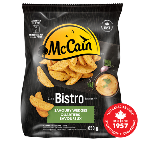 Buy McCain Bistro Selects Savoury Wedges 650 g | FreshCo
