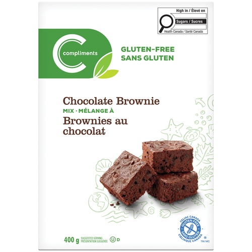 Buy Compliments Gluten-Free Baking Mix Chocolate Brownie 400 g | Sobeys ...