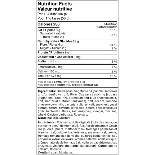 Buy Harvest Snaps Green Pea Snack Chips Caesar 94 g | Sobeys Inc.