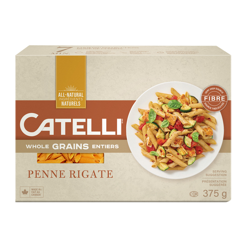 Buy Catelli Pasta Penne Rigate Whole Grains 375 g | FreshCo