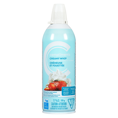 Buy Compliments Light Whipped Cream 225 g | FreshCo