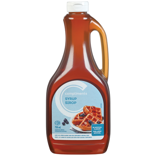 Buy Compliments Light Syrup 750 ml | FreshCo