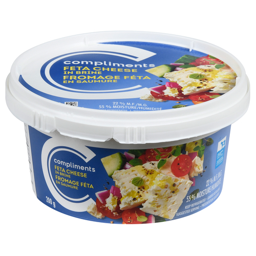 Buy Compliments Cheese Feta In Brine 200 g | Safeway Canada