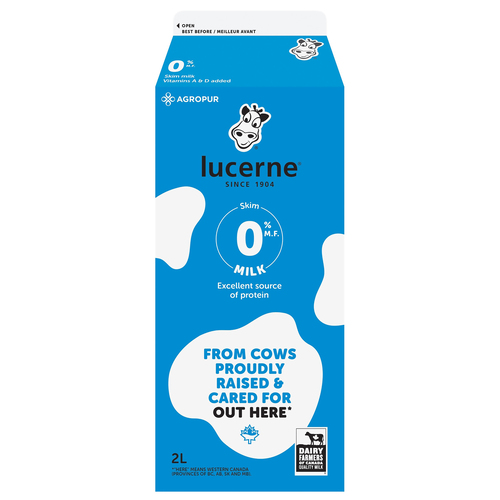 Buy Lucerne Fat-Free Skim Milk 2 L | Safeway Canada