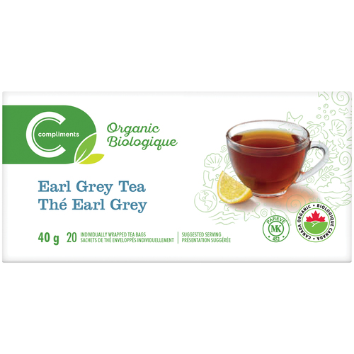 Buy Compliments Organic Tea Earl Grey 40 g | Safeway Canada