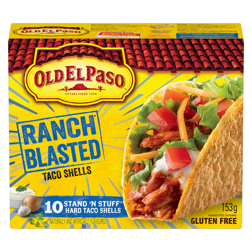 Buy Old El Paso Taco Shells Ranch Blasted Stand n' Stuff 153 g | Sobeys ...
