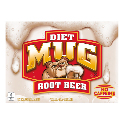Buy Mug Diet Soda Root Beer 12 x 355 ml (cans) | Sobeys Inc.