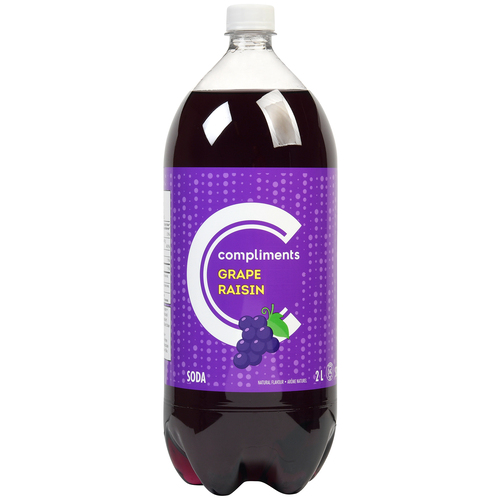 Buy Compliments Soft Drink Grape 2 L (bottle) | FreshCo