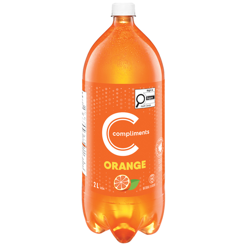 Buy Compliments Soft Drink Orange 2 L (bottle) | Sobeys Inc.