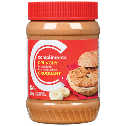 Buy Compliments Peanut Butter Crunchy 500 g | Sobeys Inc.