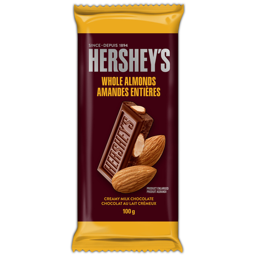 Buy Hershey's Milk Chocolate Bar Whole Almond 100 g | Sobeys Inc.