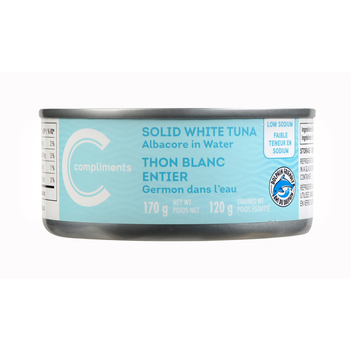 Buy Compliments Solid White Tuna Albacore In Water Low Sodium 170 g ...