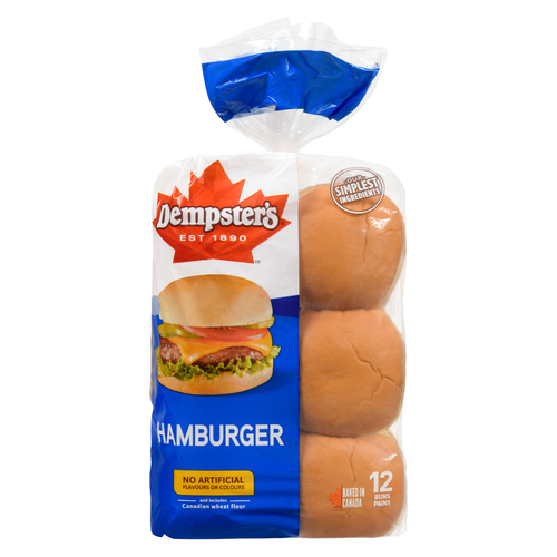 Buy Dempster's Hamburger Buns Original 12 Pack | Sobeys Inc.